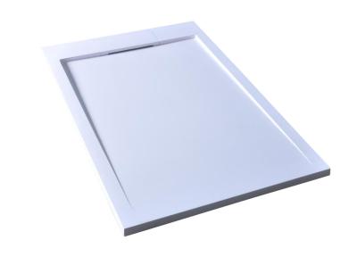 China Polymarble Bathroom Shower Base 800 X 1200 Simple Matt White Tray for sale
