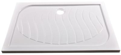 China Star Rated Hotels Non Slip Polymarble Shower Base , Modern Shower Trays for sale