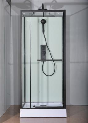 China Fashion Pivot Door， Corner Shower Stalls , Square Shower Cabin with  white  acrylic tray for sale