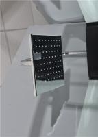 China Circle Quadrant Shower Cabin with white acrylic tray and roof for sale
