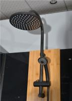 China Shower Cabin with White  acrylic tray 1200*800*2250cm black  aluminium for sale