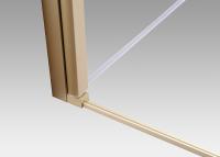 China Stainless Sliding 6mm Tempered Glass Shower Door 1200X2000mm for sale