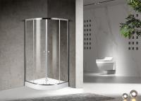 China Curved Corner Shower Enclosure , 900x900x2000mm  Shower And Bath Enclosures chrome  aluminium for sale