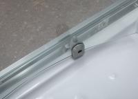 China Curved Corner Shower Enclosure , 900x900x2000mm  Shower And Bath Enclosures chrome  aluminium for sale