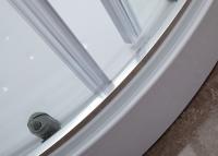 China Curved Corner Shower Enclosure , 900x900x2000mm  Shower And Bath Enclosures chrome  aluminium for sale