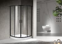 China Curved Corner Shower Enclosure , 900x900x2000mm  Shower And Bath Enclosures chrome  aluminium for sale