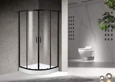 China Curved Corner Shower Enclosure , 900x900x2000mm  Shower And Bath Enclosures chrome  aluminium for sale
