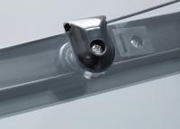 China Curved Corner Shower Enclosure , 900x900x2000mm  Shower And Bath Enclosures chrome  aluminium for sale