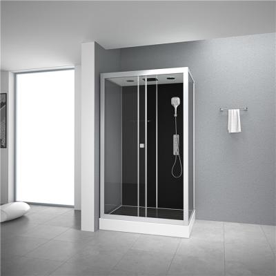 China Shower Cabin with White  acrylic tray 1100*800*2250cm  silive  aluminium for sale