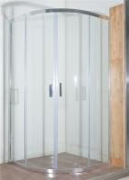 China Curved Corner Shower Enclosure , 900x900x1900mm  Shower And Bath Enclosures chrome  aluminium for sale