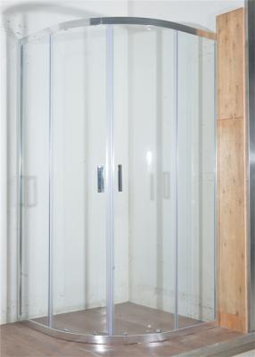 China Curved Corner Shower Enclosure , 900x900x1900mm  Shower And Bath Enclosures chrome  aluminium for sale