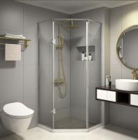 China 900x900mm Dimond Shape Corner Shower Stall Normal Temperature Storage for sale