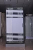 China Customized Square Glass Shower Cabin  Comfortable Shower Units,black  900*900*2150mm for sale
