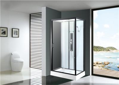 China Rectangular Free Standing Quadrant Shower Cubicles With Transparent Tempered Glass Fixed Panel for sale