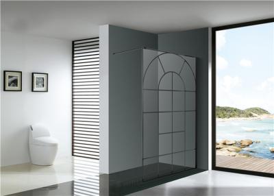China Explosion Proof Texture Shower Glass For Bathtub Free Standing for sale