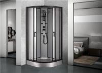 China Bathroom Shower Cabins Black  Acrylic ABS Tray for sale