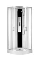 China Bathroom Shower Cabins Black  Acrylic ABS Tray  900*900*215mm for sale