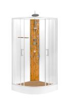 China Bathroom Shower Cabins White Acrylic ABS Tray white aluminium for sale
