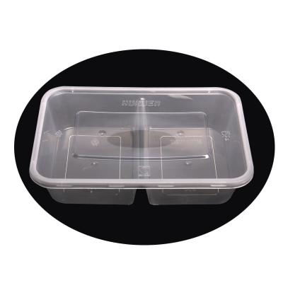 China Creative Disposable Fine Plastic Disposable Container Food Meal Restaurant Design Runtime Takeout Box for sale