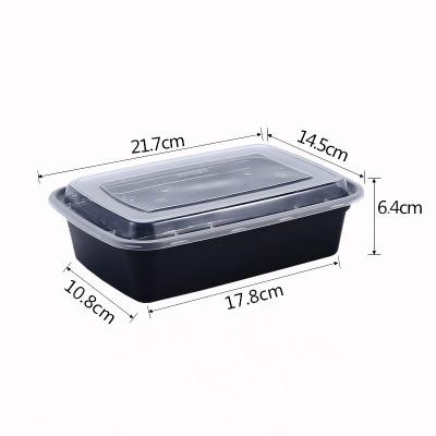 China High Quality Favorable Disposable Disposable Plastic Food Storage Catering Price Restaurant Packaging Boxes for sale