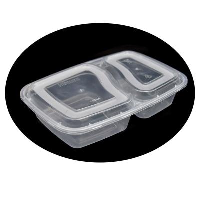 China 2021 OEM Designrecyclable pp disposable plastic food good quality meal take away boxes for sale