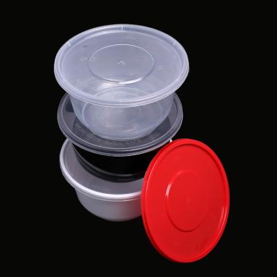 China Modern Competitive Price Wholesale Disposable Plastic Food Packaging Take Out Bowls For Restaurant for sale