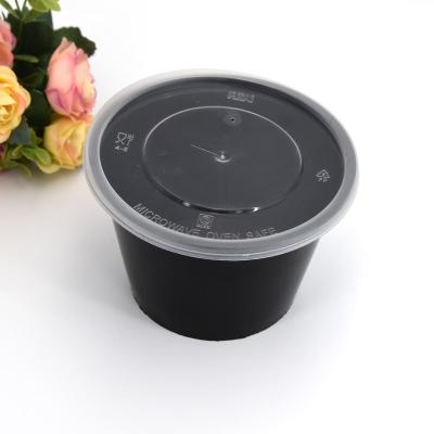 China Premium Restaurant Made Professional Grade Microwavable Plastic Disposable Take Out Take Out Soup Bowls for sale