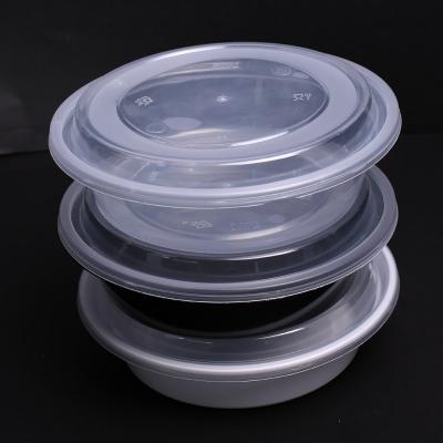 China Modern Wholesale Professional Restaurant PP Disposable Disposable Plastic Salad OEM Takeout Bowl for sale