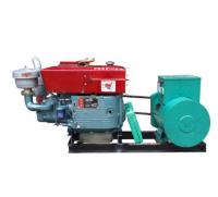 China 360KG 15KW Air Cooled Single Cylinder Changchai Diesel Engine Generator With Radiator for sale