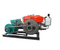 China 360KG 15KW Air Cooled Single Cylinder Changchai Diesel Engine Generator With Radiator for sale