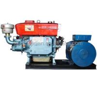 China 360KG 15KW Air Cooled Single Cylinder Changchai Diesel Engine Generator With Radiator for sale