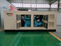 China Natural Gas 250kw Weichai WP13D317E300NG Biogas Generator Set with Soundproof Canopy for sale