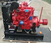 China Competitive Water Cooled 56k ZH4105ZP 2000rmp Stationary Diesel Engine with Belt Pulley for sale
