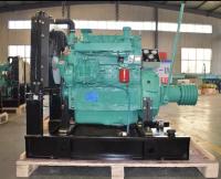 China Competitive Water Cooled 56k ZH4105ZP 2000rmp Stationary Diesel Engine with Belt Pulley for sale