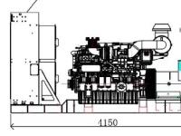China 1250kva Natural Gas Generator Set with Brushless Alternator and Water Cooled Method for sale