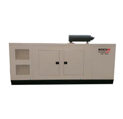 China 350kva 280KW Weichai WP13D317E300NG Natural Gas Generator Silent Type for 24/7 Running for sale