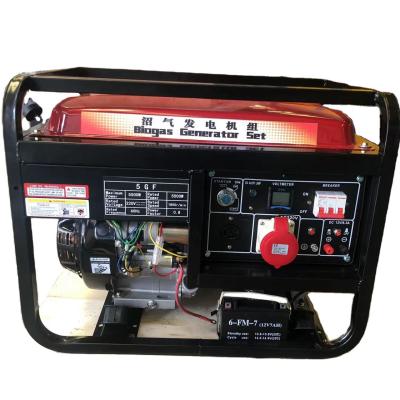 China 1500/1800rpm 3kw 5kw Dual Fuel Gasoline and Biogas Small Biogas Generator for Your for sale
