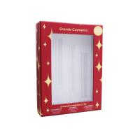 China Transparent PVC Window Cosmetic Box For Lashes Lipsticks Brows Packing for sale