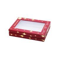 China Transparent PVC Window Cosmetic Box For Lashes Lipsticks Brows Packing for sale