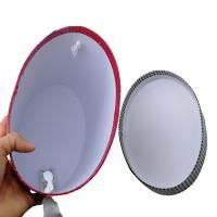 China Happy Valentine'S Two Piece Lid Off Rigid Paper Gift Box With Ribbon for sale