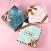 China Three Colors Square Rigid Shoulder Box Packaging For Surprise Gift for sale