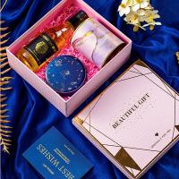 China Delicated Art Paper Rigid Gift Box With Lid For Handmade Soap Cosmetic for sale