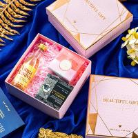 China Delicated Art Paper Rigid Gift Box With Lid For Handmade Soap Cosmetic for sale