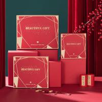 China Handcrafted Hard Cardboard Bridesmaid Gift Boxes Packaging With Lids for sale
