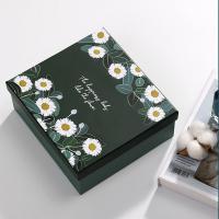 China Decorative Custom Rigid Lid And Base Cardboard Gift Boxes For Snack Package for sale