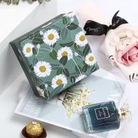 China Decorative Custom Rigid Lid And Base Cardboard Gift Boxes For Snack Package for sale