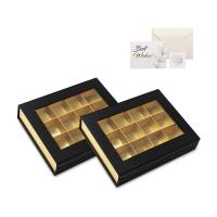 China Rectangle Cardboard Chocolate Presentation Gift Boxes Fancy Customized for sale