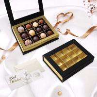 China Rectangle Cardboard Chocolate Presentation Gift Boxes Fancy Customized for sale