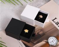 China Personalized Drawer Style Small Jewelry Gift Box For Necklace Ring Hair Clips for sale