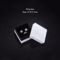 China Shoulder Style Black Cardboard Jewelry Packaging Box Velvet Lined Custom for sale